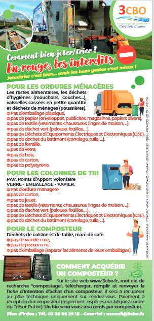 Ordures ménagères - modification au 4 septembre 2023 - Bienvenue à ...